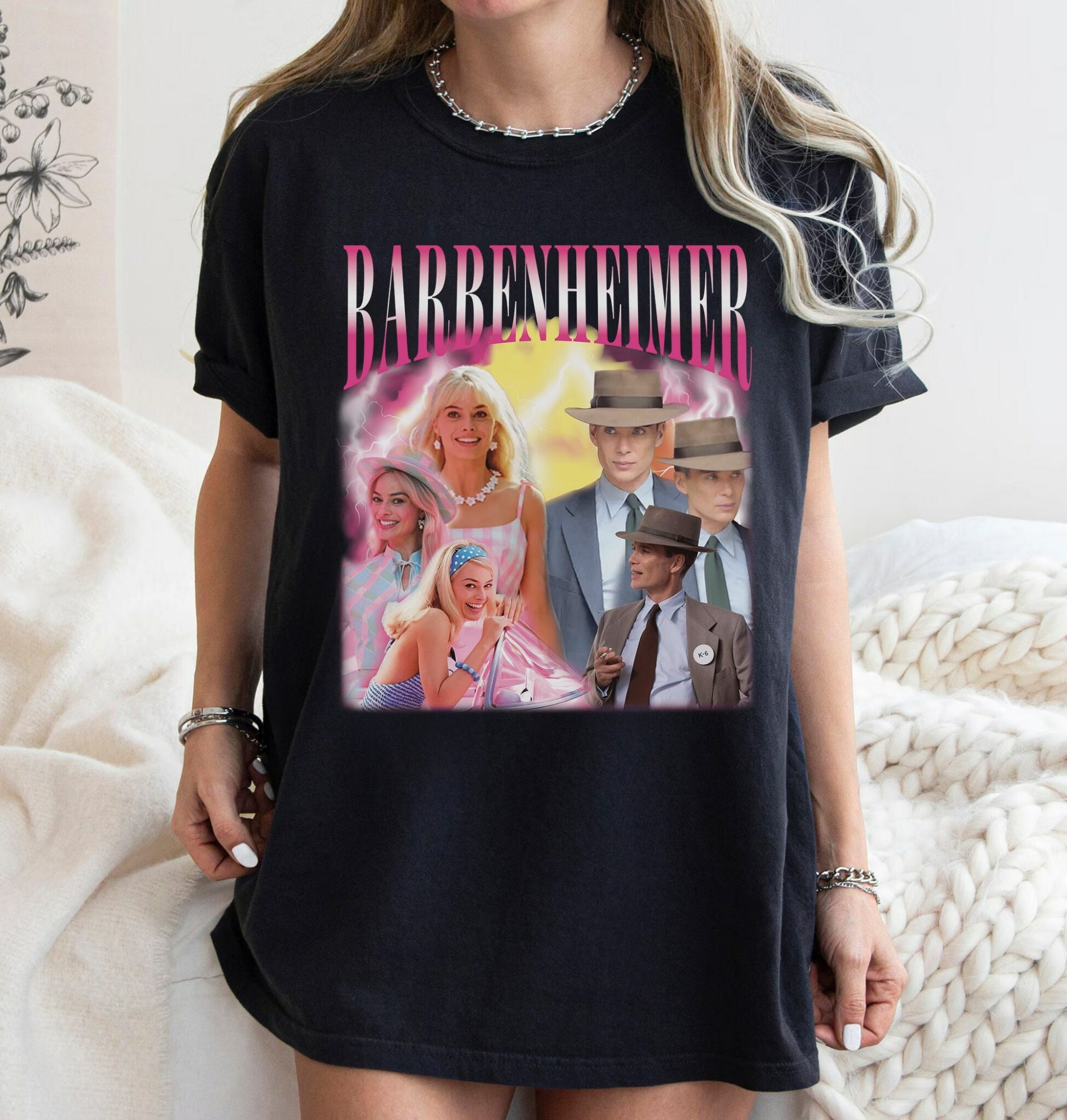 Barbie Movie Oppenheimer Shirt Christopher Nolan Margot Robbie - Brook ...
